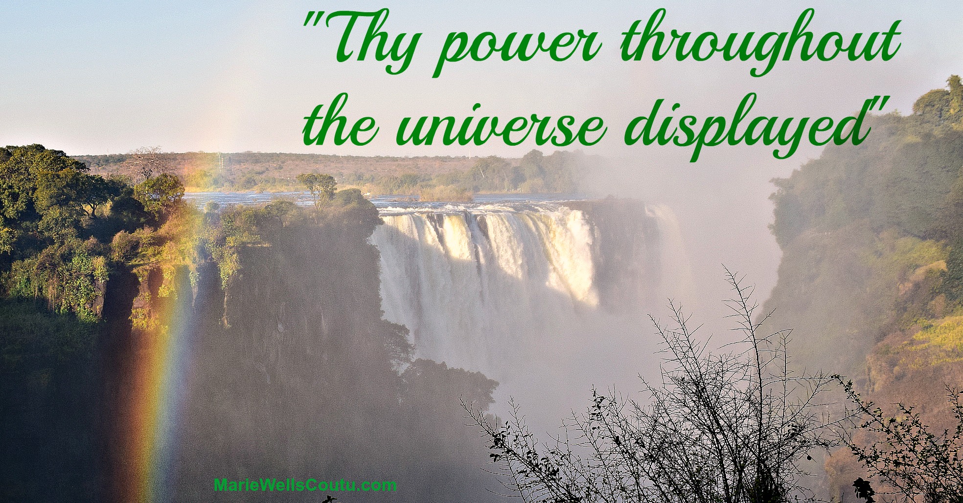 Victoria-Falls-power | Marie Wells Coutu - Author
